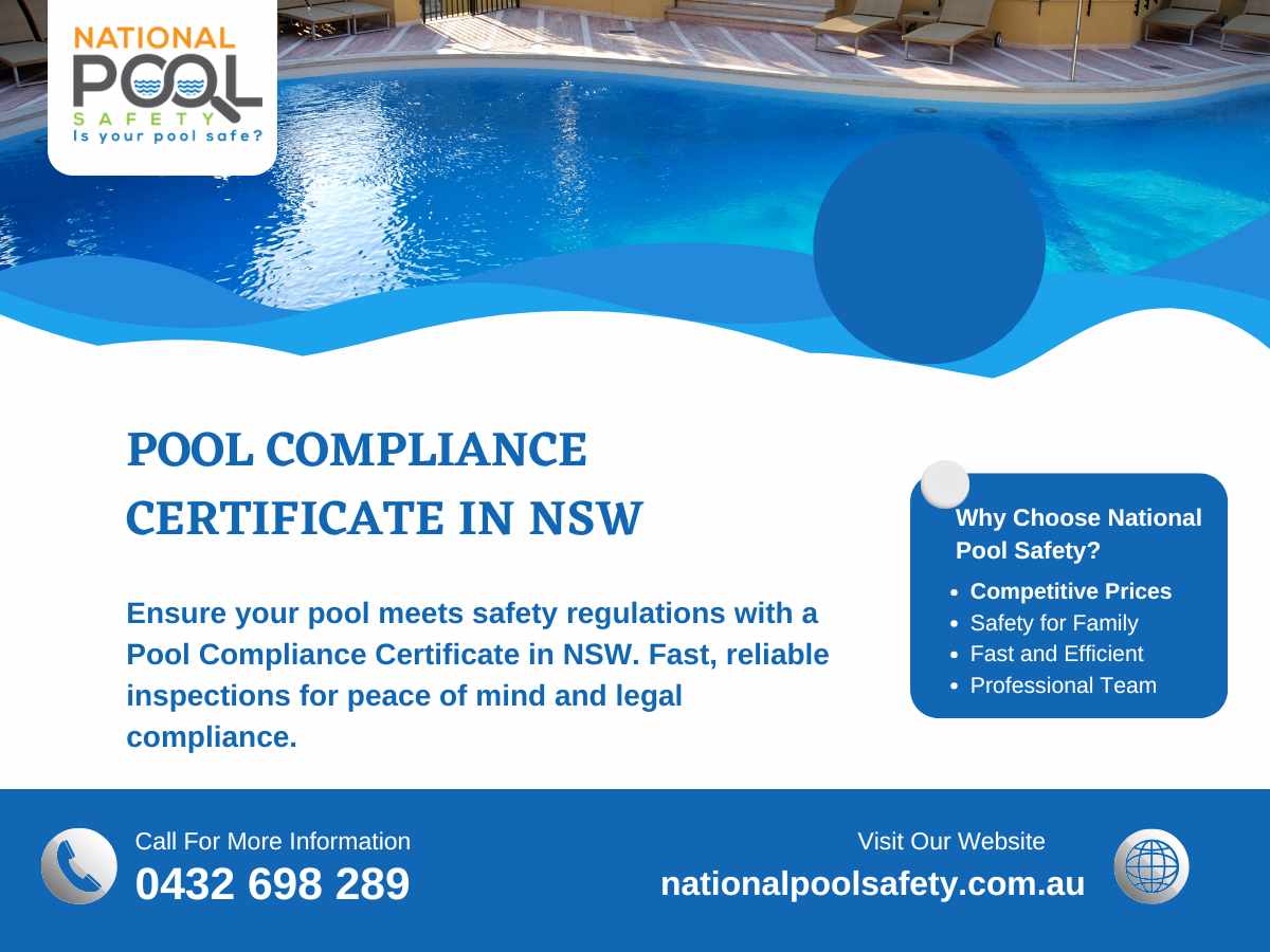 Pool Compliance Certificate in NSW - National Pool Safety