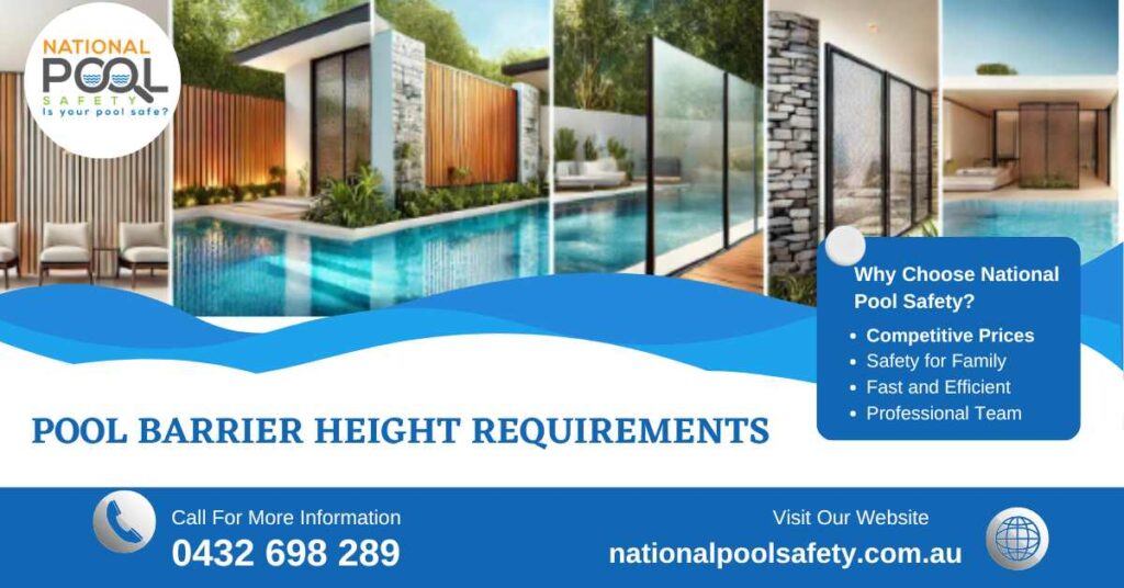 Pool Barrier Height Requirements - National Pool Safety